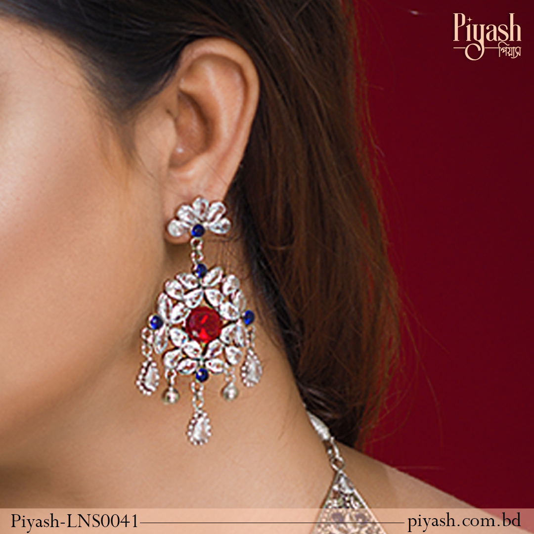 Regal Royalty Pearl Long Necklace Set – Piyash – পিয়াস