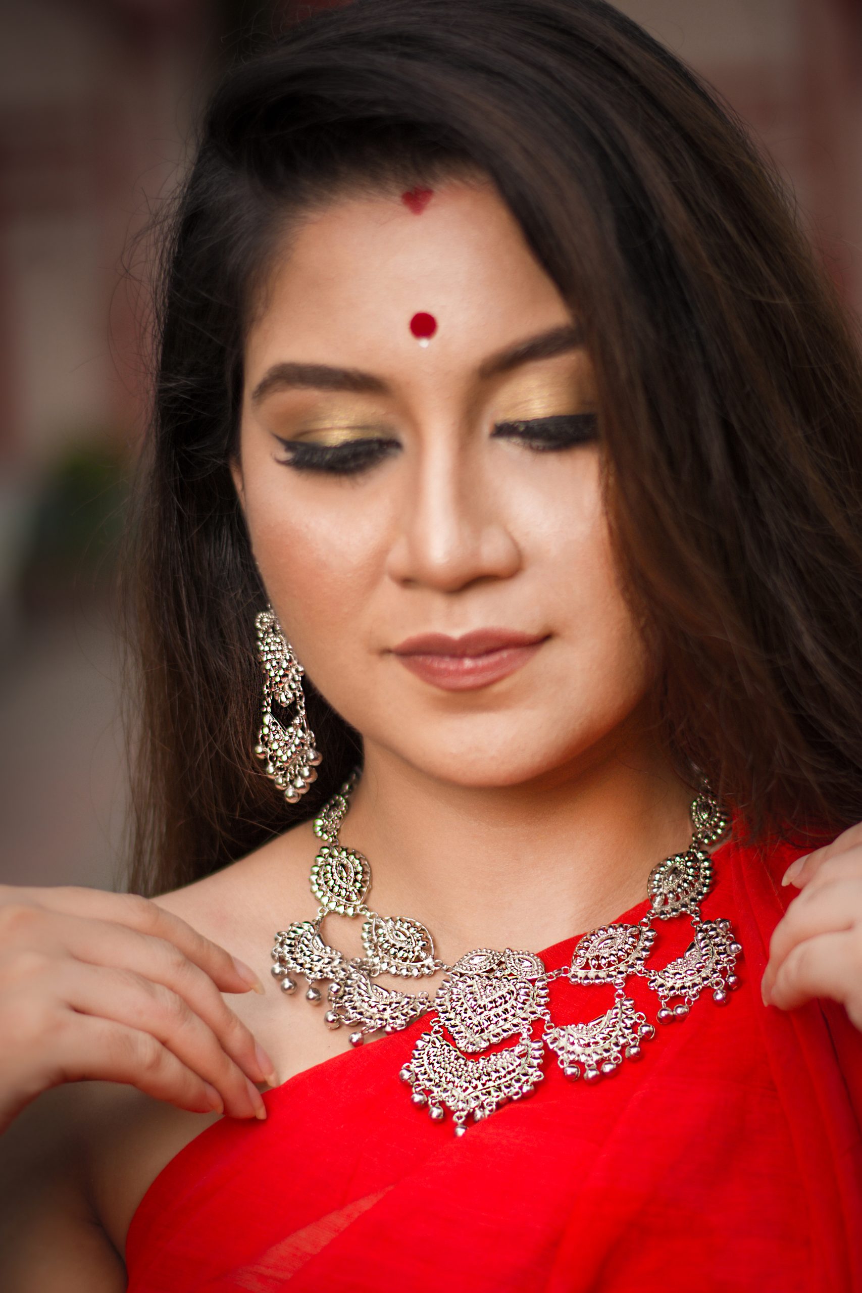 Regal Petal Elegance Short Necklace Set – Piyash – পিয়াস